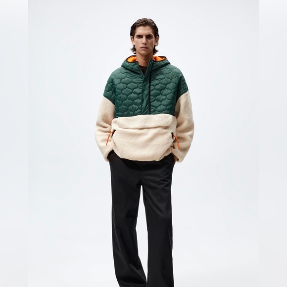 Zara | Shirts | Zara Fleece Hoodie | Poshmark